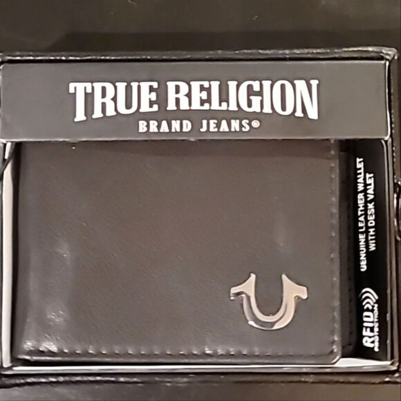 True Religion | Bags | True Religion Spry 22 Trifold Rfid Wallet | Poshmark